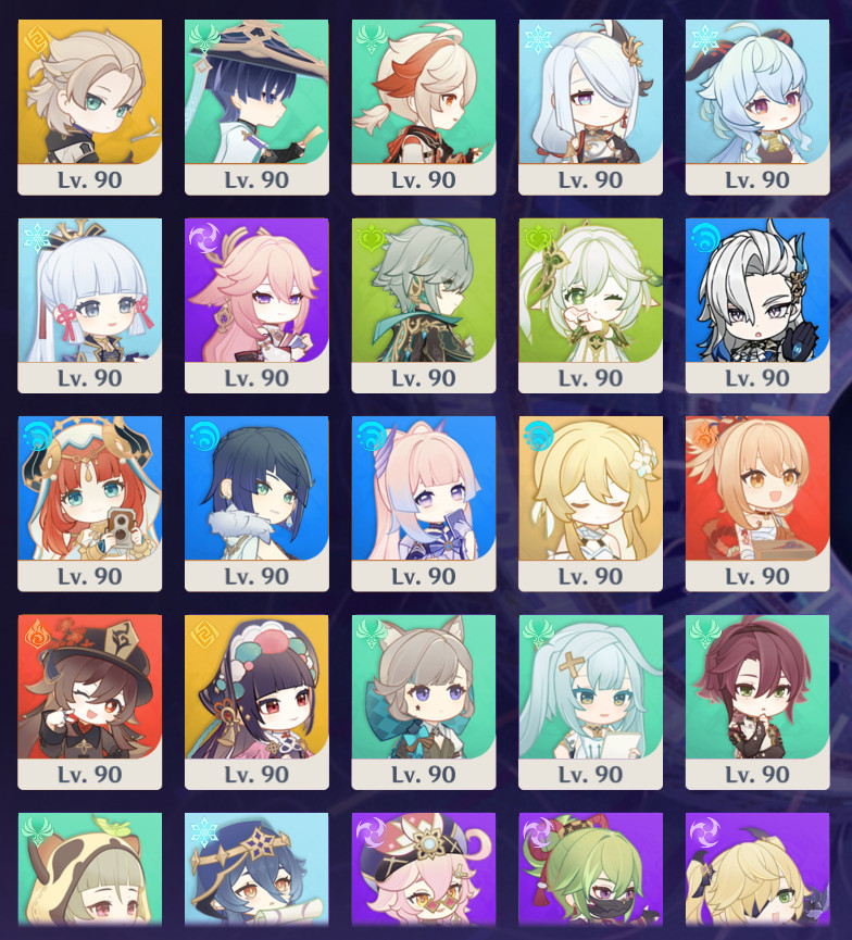 Chibi avatars and portraits Mod for Genshin Impact | GI Mods