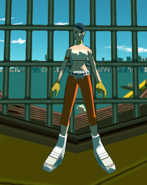 Cube (JSRF) Mod for Bomb Rush Cyberfunk | BRC Mods