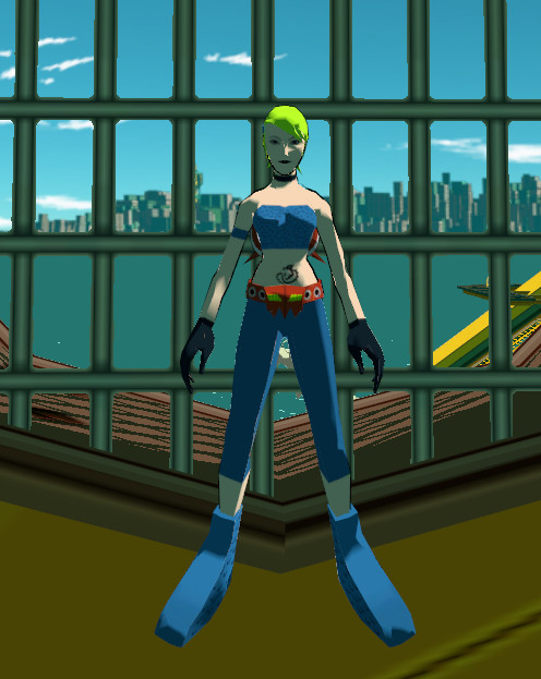 Cube (JSRF) Mod for Bomb Rush Cyberfunk | BRC Mods