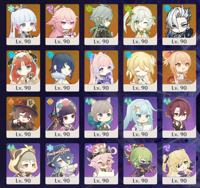 Chibi avatars and portraits Mod for Genshin Impact | GI Mods