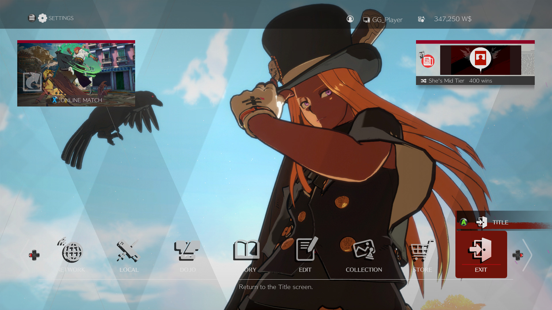 In-game snaps for Main Menu UI Mod for GUILTY GEAR -STRIVE- | GGST Mods