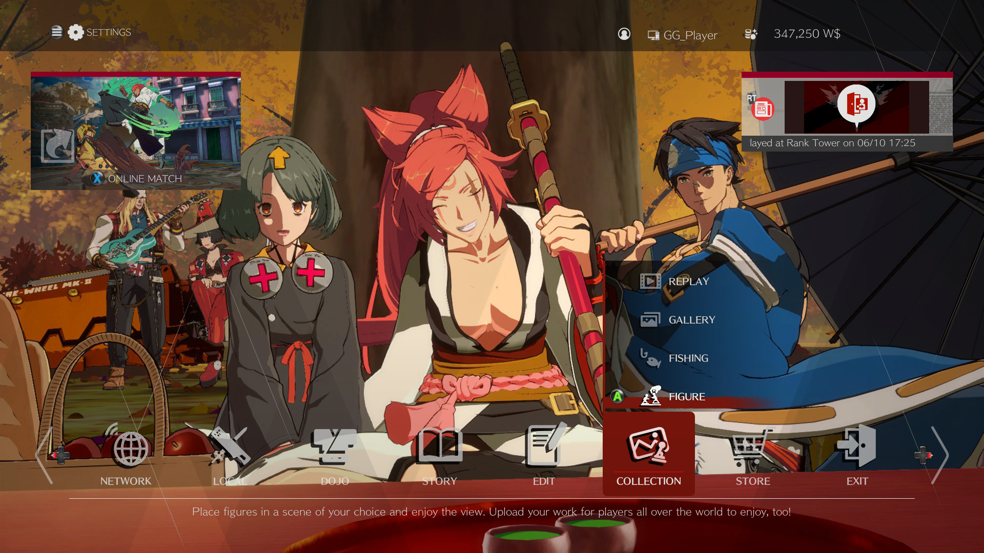 In-game snaps for Main Menu UI Mod for GUILTY GEAR -STRIVE- | GGST Mods