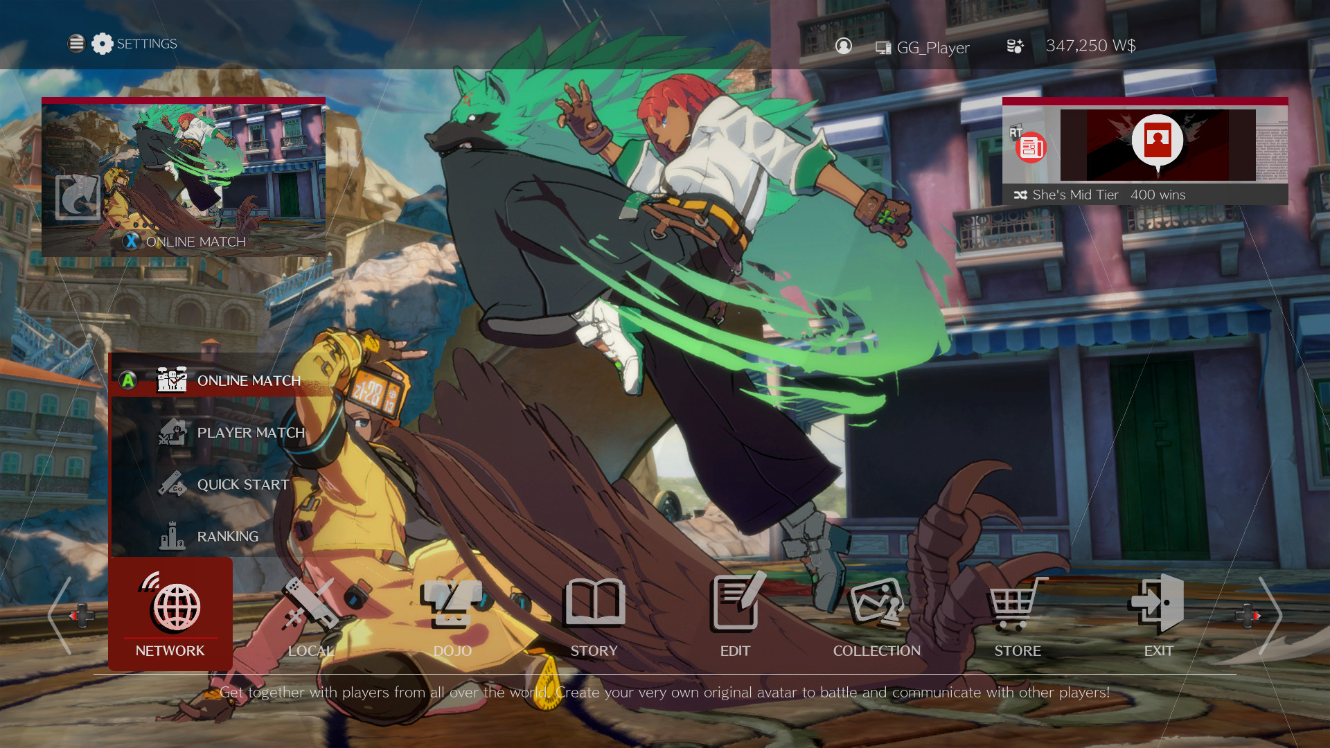 In-game snaps for Main Menu UI Mod for GUILTY GEAR -STRIVE- | GGST Mods