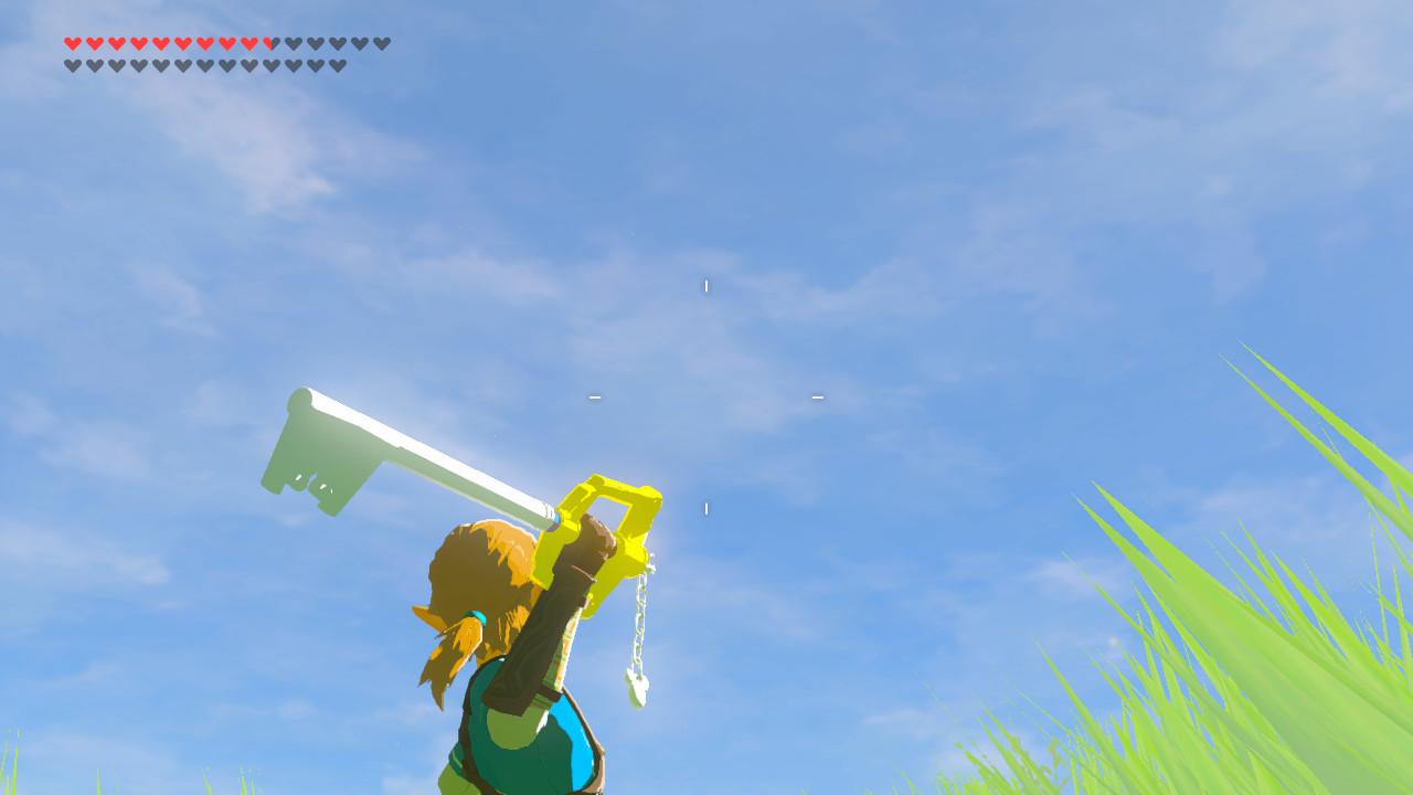 Kingdom Key (Keyblade) Standalone Mod for The Legend of Zelda: Breath ...