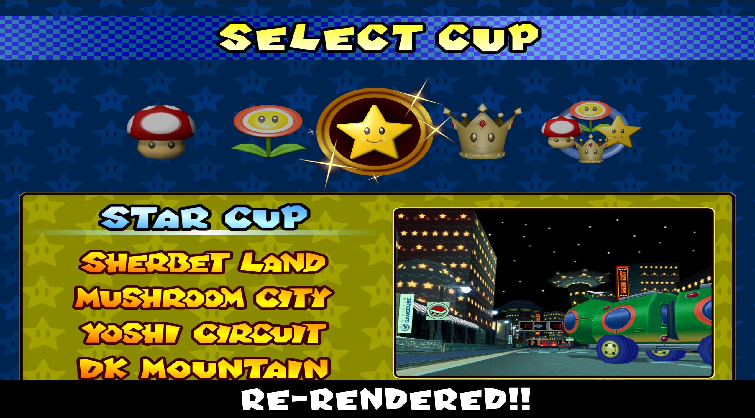 Mario Kart Double Dash Re-Rendered!! Mod for Mario Kart: Double Dash ...