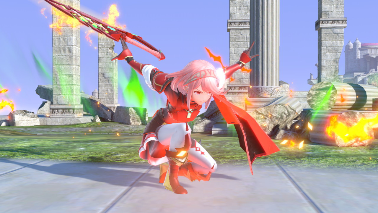 Mighty Flower Pyra and Elegant Talent Mythra Mod for Super Smash Bros ...
