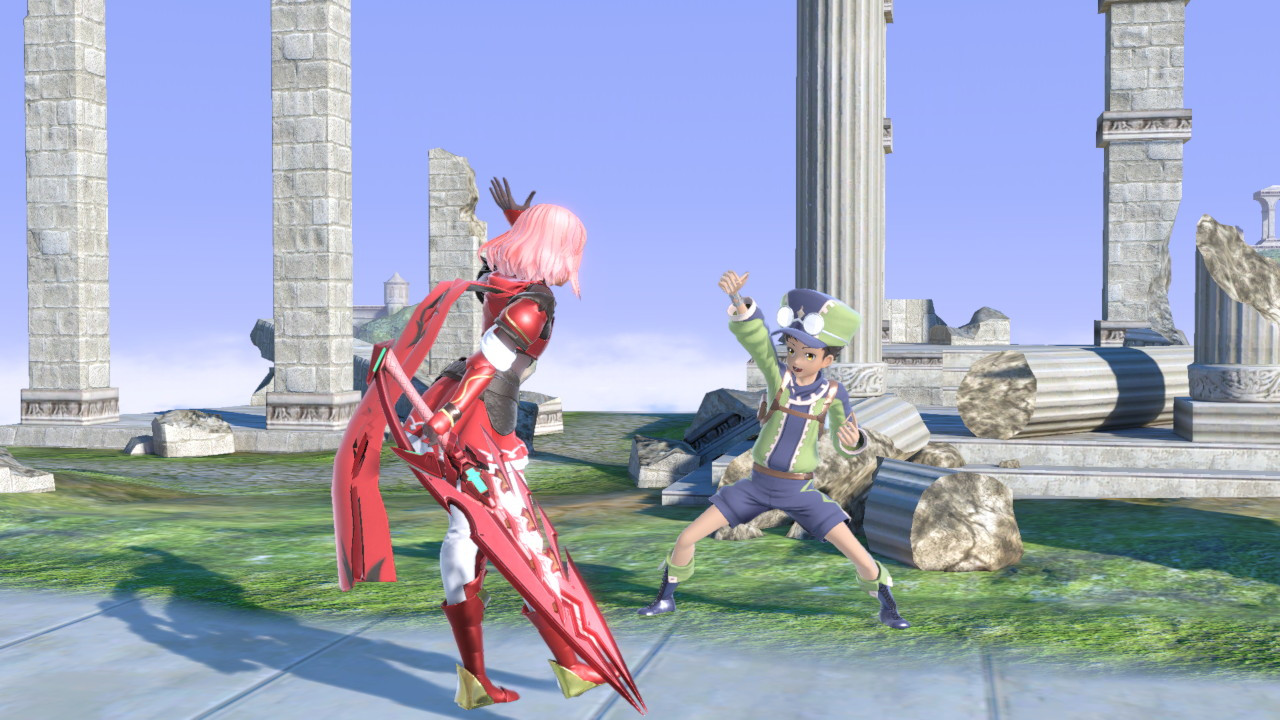 Mighty Flower Pyra and Elegant Talent Mythra Mod for Super Smash Bros ...