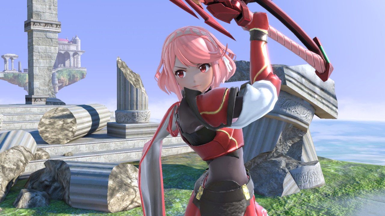 Mighty Flower Pyra and Elegant Talent Mythra Mod for Super Smash Bros ...