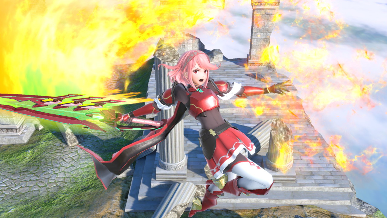 Mighty Flower Pyra and Elegant Talent Mythra Mod for Super Smash Bros ...