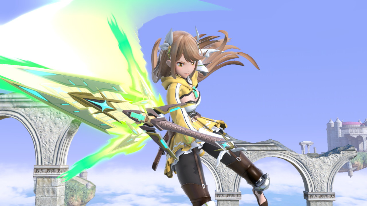 Mighty Flower Pyra and Elegant Talent Mythra Mod for Super Smash Bros ...