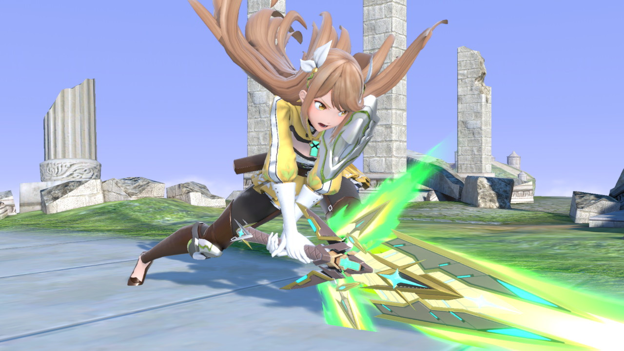 Mighty Flower Pyra and Elegant Talent Mythra Mod for Super Smash Bros ...