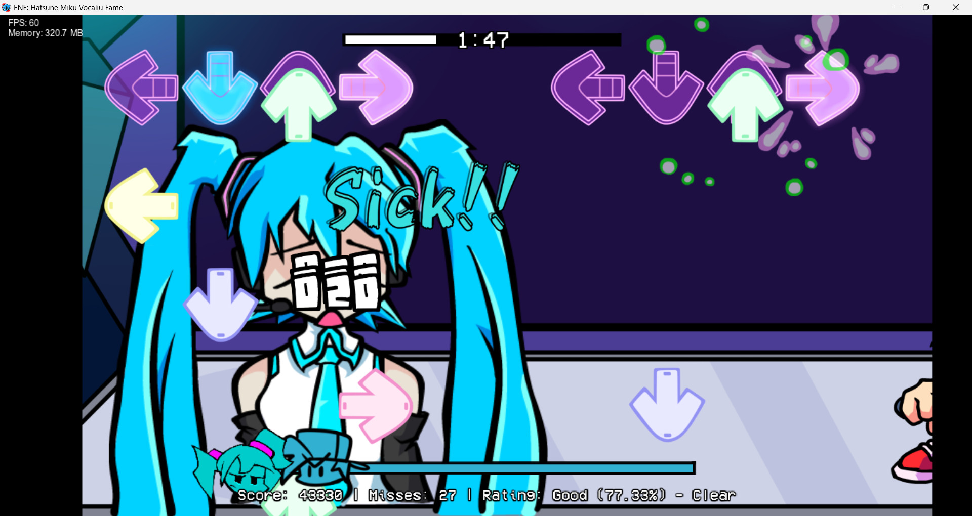 FNF: Hatsune Miku Vocaloid Fame Mod for Friday Night Funkin' | FNF Mods