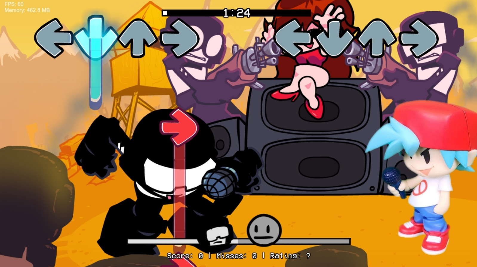 Playable Nendoroid Boyfriend! Mod for Friday Night Funkin' | FNF Mods