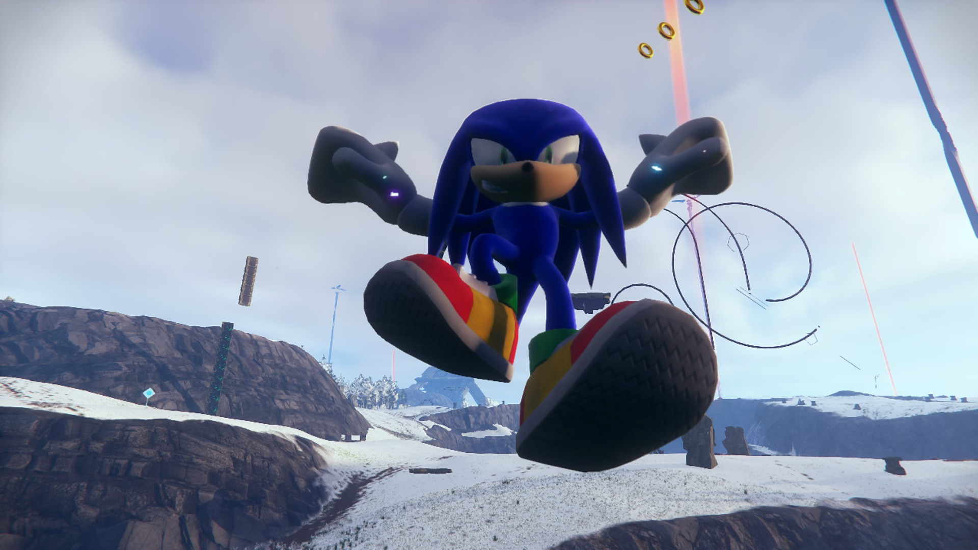 Bluckles (or Tails) over Knuckles Mod for Sonic Frontiers | Frontiers Mods