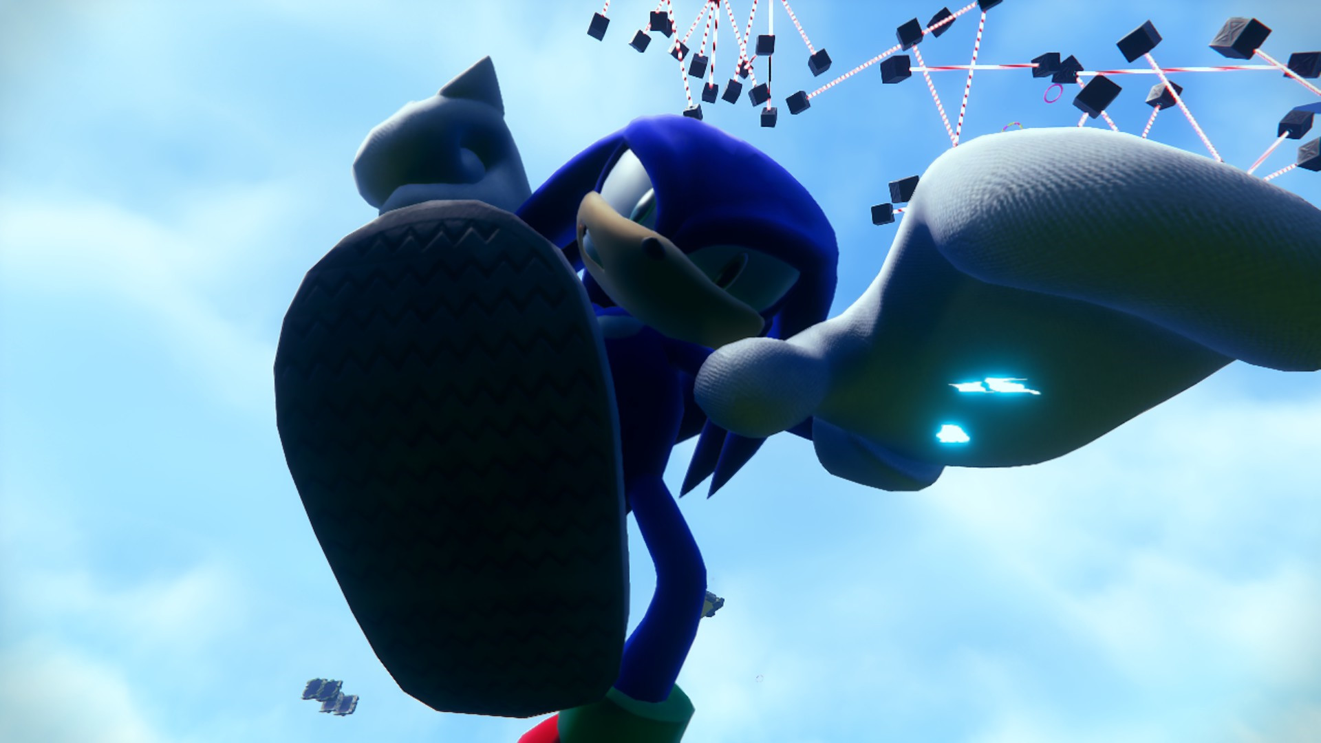 Bluckles (or Tails) over Knuckles Mod for Sonic Frontiers | Frontiers Mods