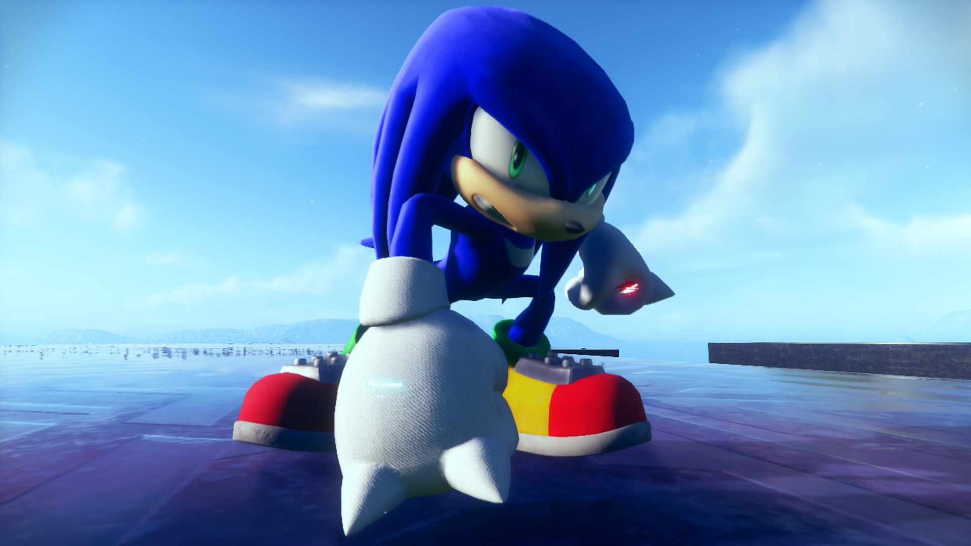Bluckles (or Tails) over Knuckles Mod for Sonic Frontiers | Frontiers Mods