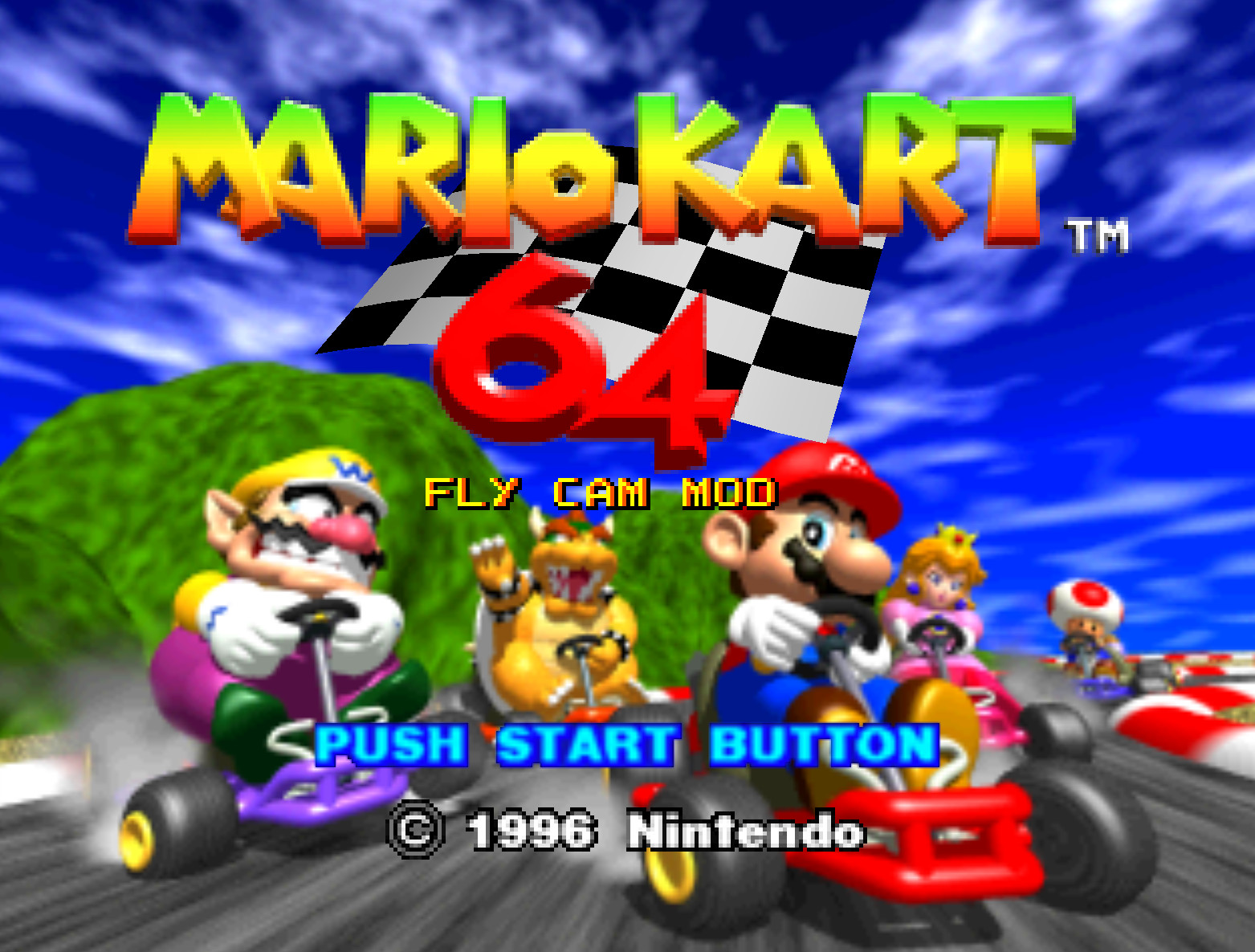 MK64 - Fly Cam Mod Mod for Mario Kart 64 | MK64 Mods