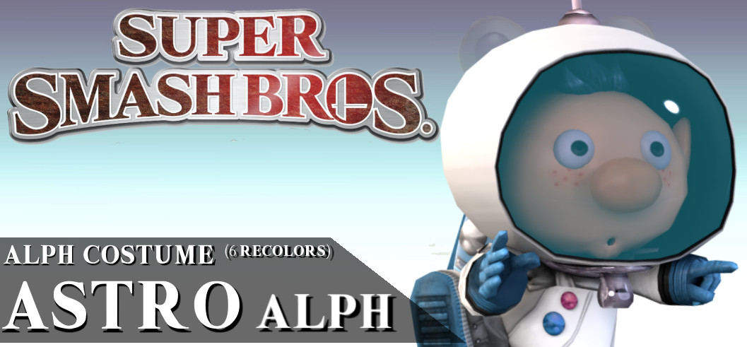 Astro Alph - Alph Costume Mod for Super Smash Bros. Brawl | Brawl Mods