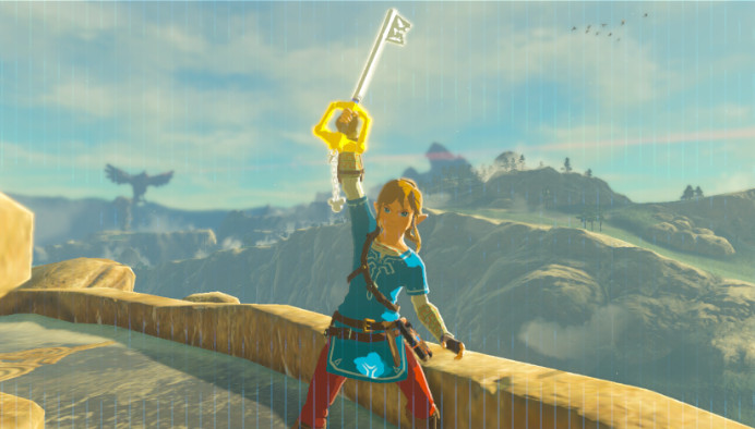 Kingdom Key (Keyblade) Standalone Mod for The Legend of Zelda: Breath ...