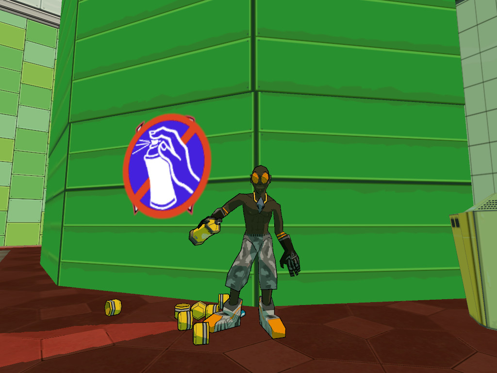 Jet Set Radio (Dreamcast) Graffiti (No UABE) Mod for Bomb Rush ...