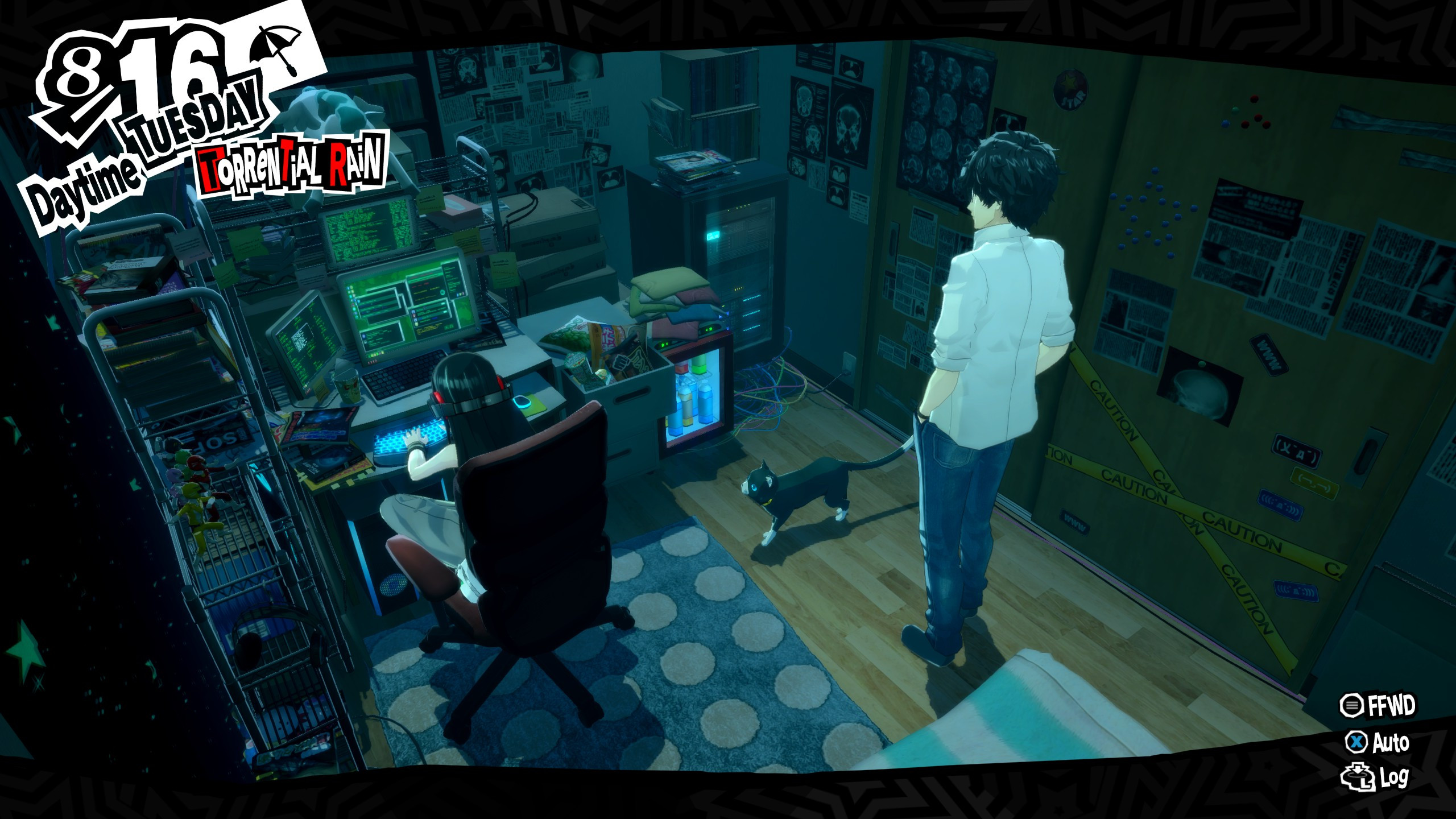 Black Hair Futaba Mod for Persona 5 Royal (PC) | P5R (PC) Mods