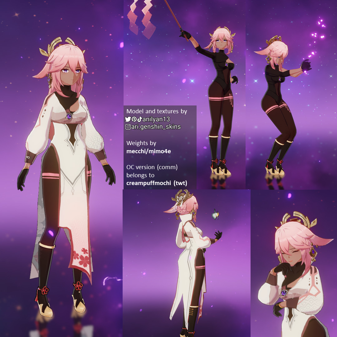 Fatui Yae + Innamorati OC version Mod for Genshin Impact | GI Mods