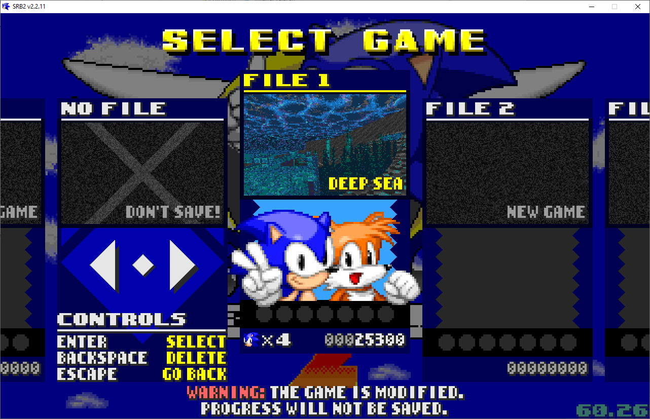 Old Title Screen for SRB2 V2.2X Mod for Sonic Robo Blast 2 | SRB2 Mods