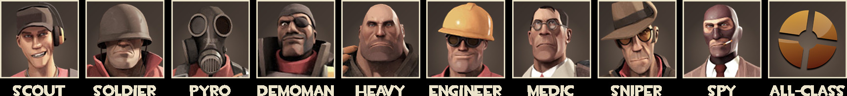 Alternate Class Portraits Redone Mod for Team Fortress 2 | TF2 Mods