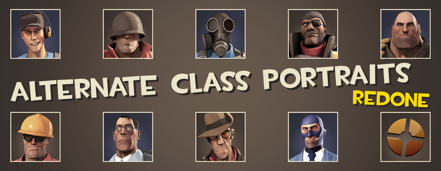 Alternate Class Portraits Redone Mod for Team Fortress 2 | TF2 Mods