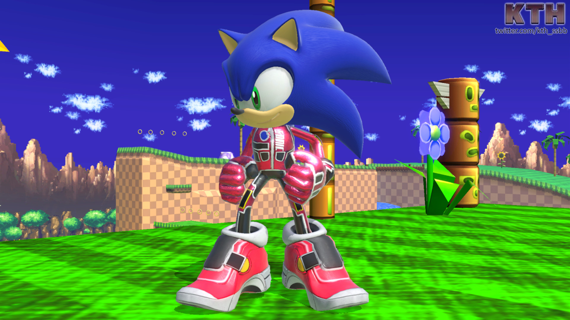 Race Suit Sonic Mod for Super Smash Bros. Ultimate | SSBU Mods