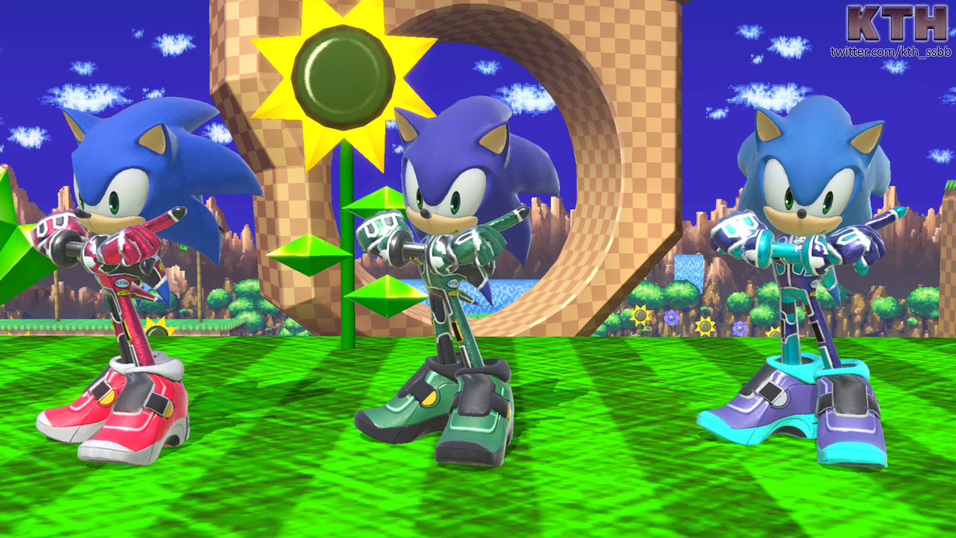 Race Suit Sonic Mod for Super Smash Bros. Ultimate | SSBU Mods