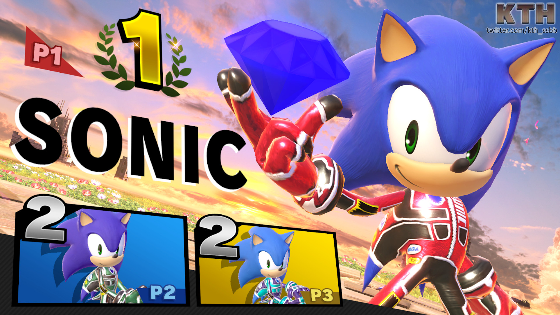 Race Suit Sonic Mod for Super Smash Bros. Ultimate | SSBU Mods