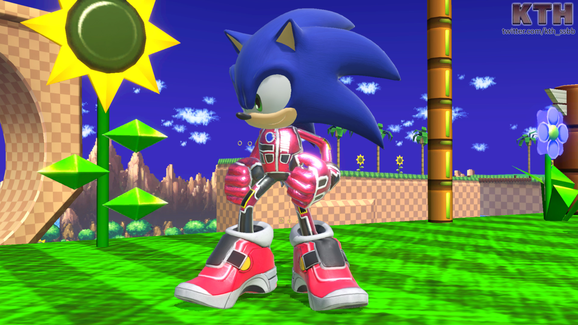 Race Suit Sonic Mod for Super Smash Bros. Ultimate | SSBU Mods