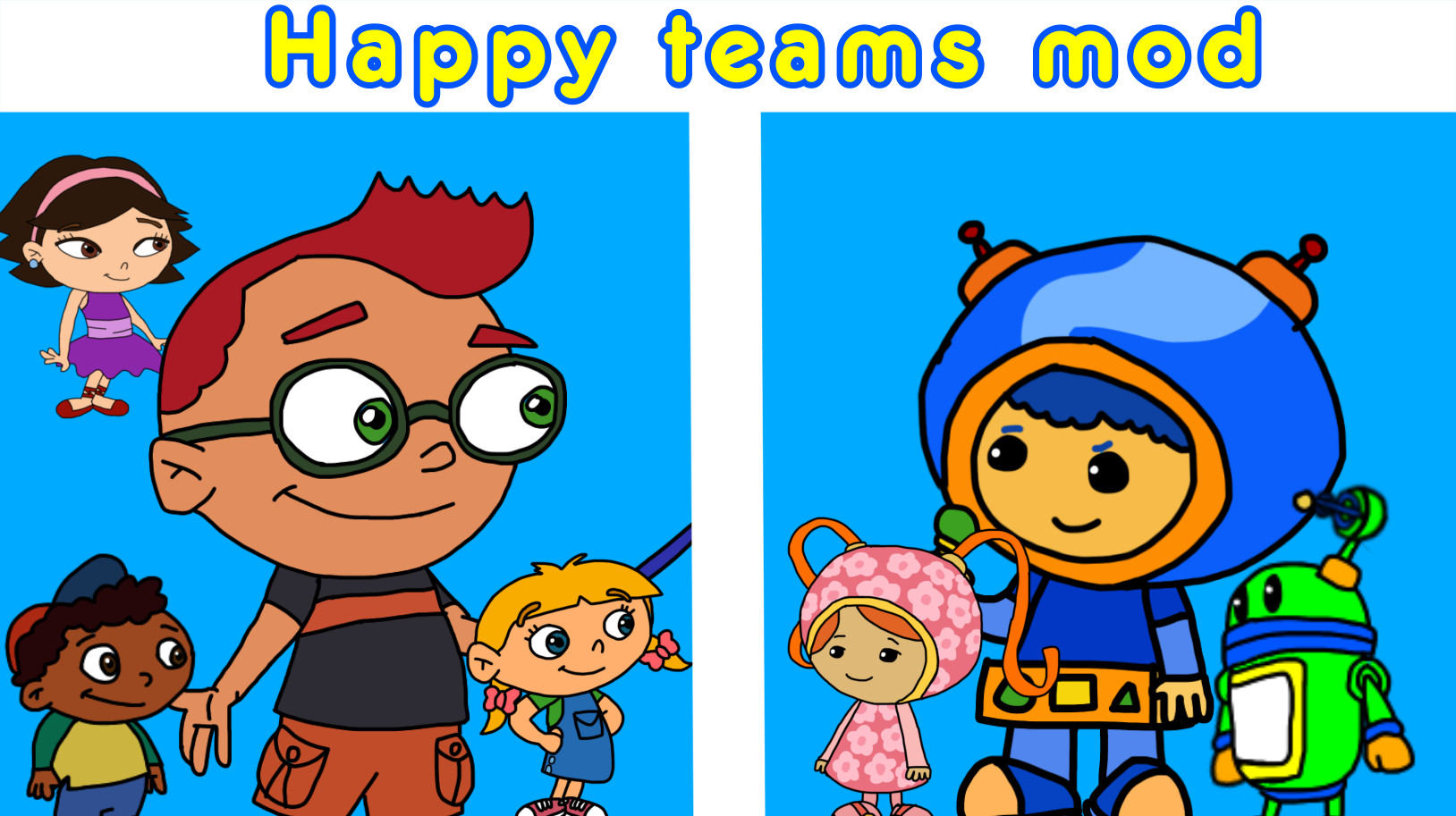 happy teams mod Mod for Friday Night Funkin' | FNF Mods