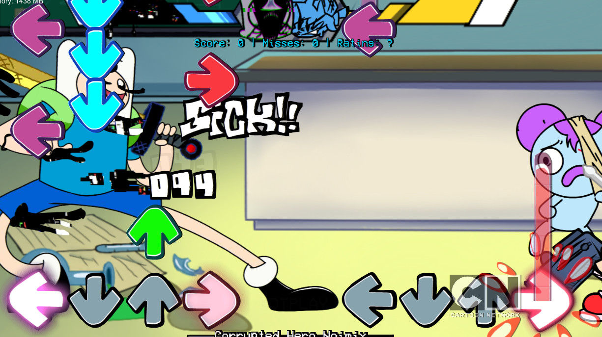 Corrupted Hero Noimix (Playable) Mod for Friday Night Funkin' | FNF Mods