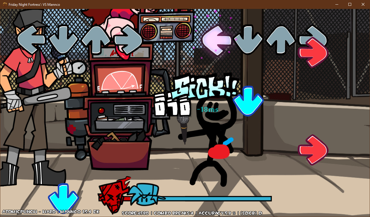 Boyfriend - Marlon2210 Skin Mod for Friday Night Funkin' | FNF Mods
