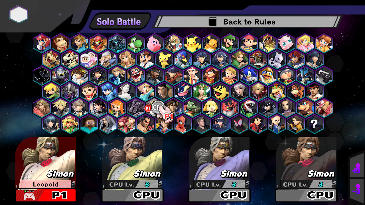 Tuxedo Simon Mod for Super Smash Bros. Ultimate | SSBU Mods