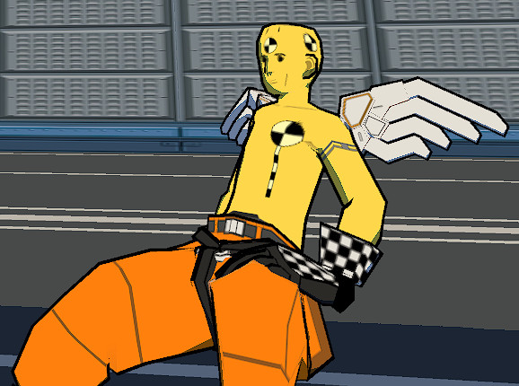 Crash Test Dummy Solace Mod for Bomb Rush Cyberfunk | BRC Mods