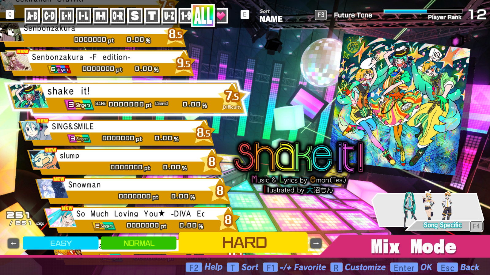 Mix Mode Mod for Hatsune Miku: Project DIVA Mega Mix+ | PDMegaMix+ Mods