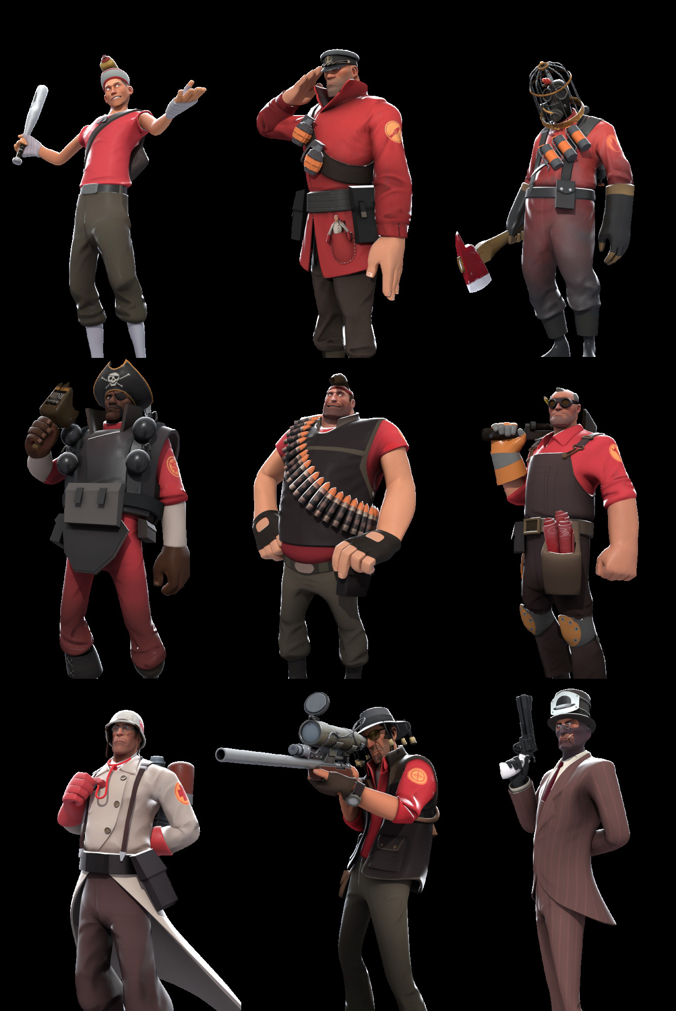 Updated Main Menu Characters |Abandoned| Mod for Team Fortress 2 | TF2 Mods