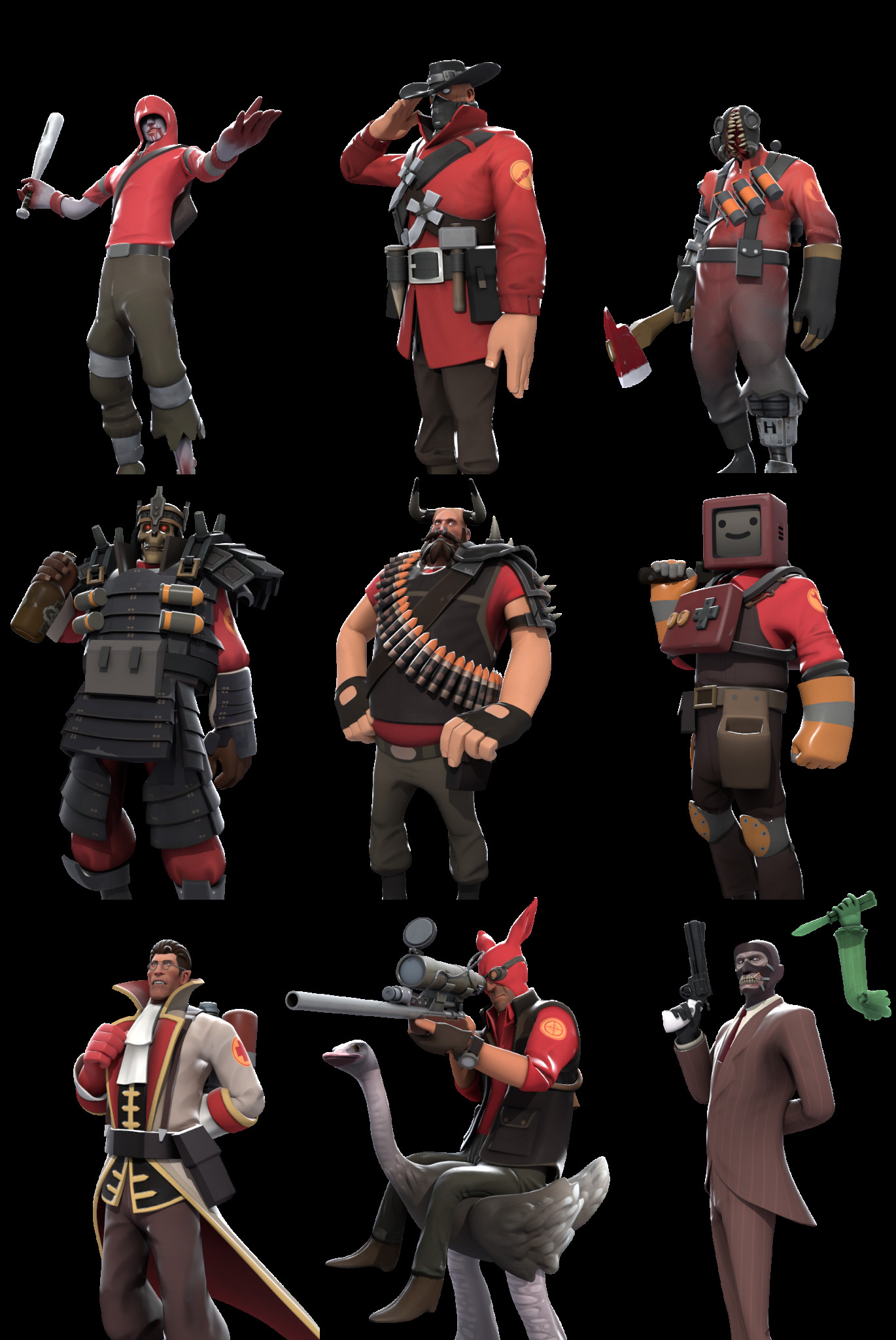 Updated Main Menu Characters TF2AV Mod for Team Fortress 2 | TF2 Mods