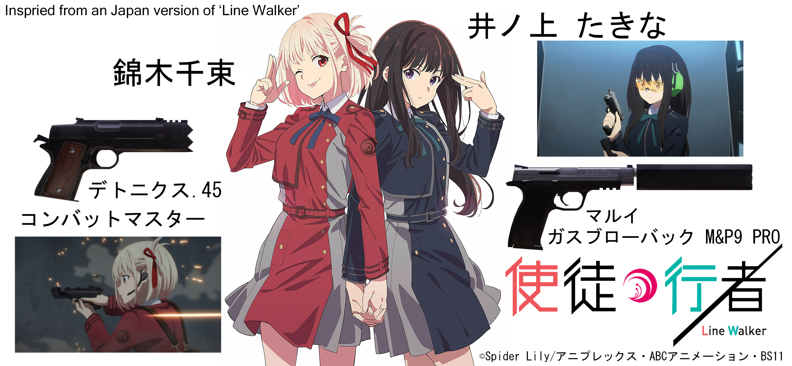 Anime Gun Girl Revolver