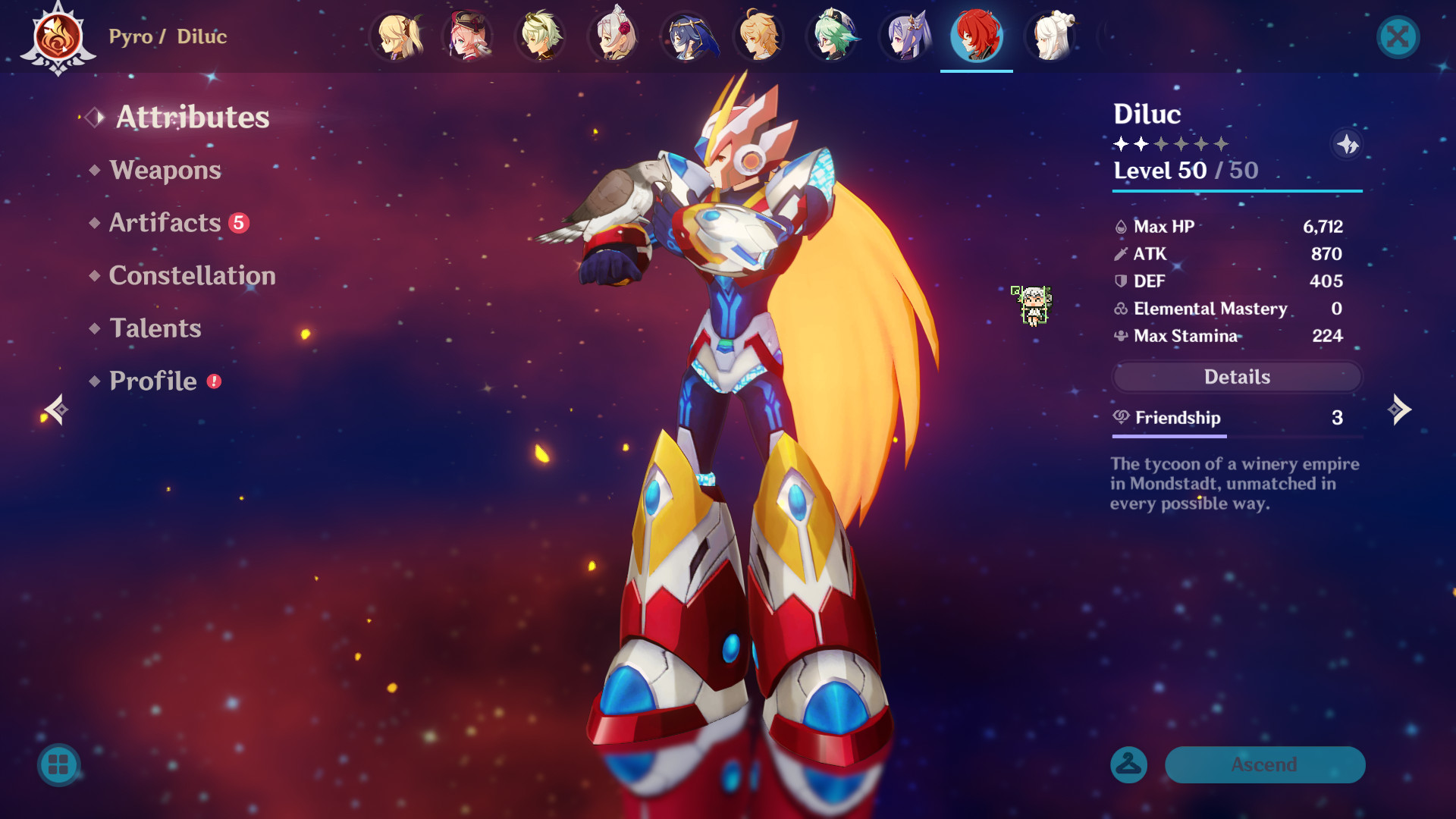 RMXD ( DIVE ARMOR ZERO ) Mod for Genshin Impact | GI Mods