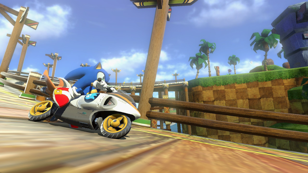 Sonic The Hedgehog (With Custom Animations) Mod for Mario Kart 8 Deluxe ...