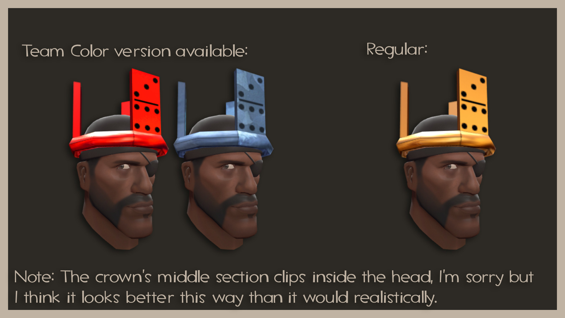 Roblox Domino Crown Mod for Team Fortress 2 | TF2 Mods