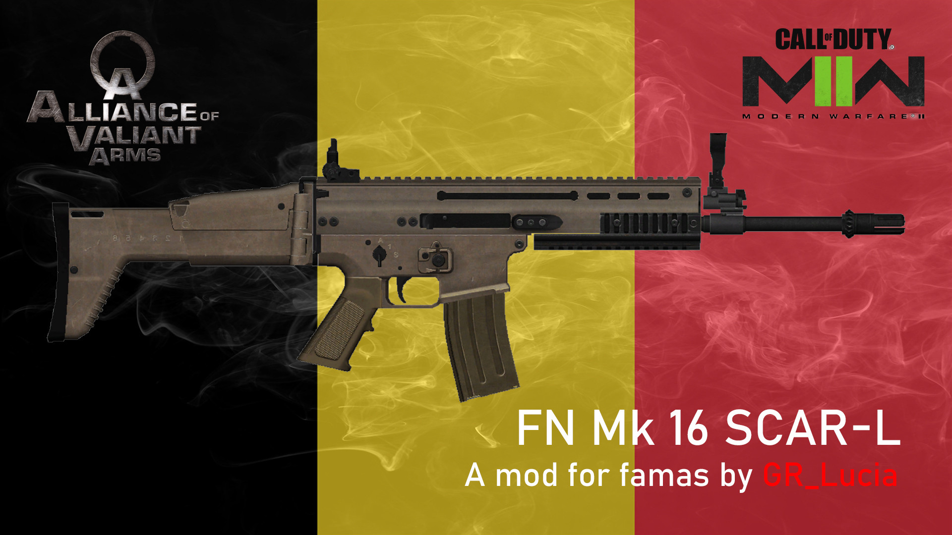 FN Mk.16 SCAR-L on MW2022 Animation Mod for Counter-Strike 1.6 | CS1.6 Mods