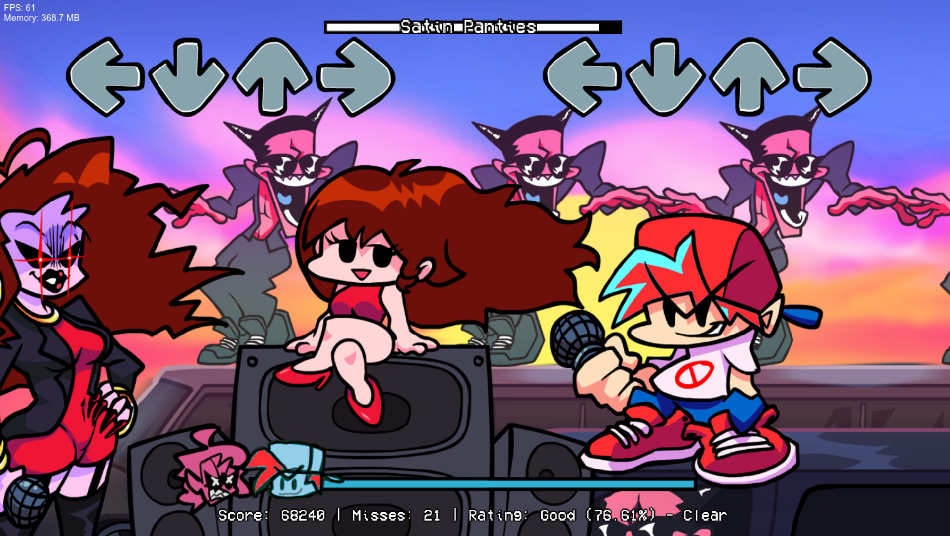 fnf but a boyfriend with red hair Mod for Friday Night Funkin' | FNF Mods