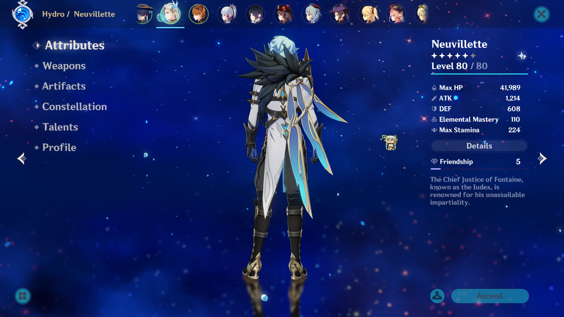 "NEUVILLETTE" DOTTORE Mod for Genshin Impact | GI Mods