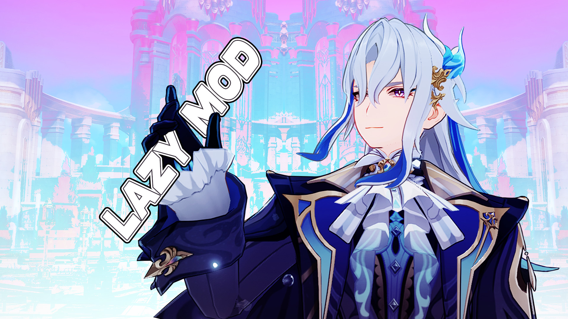 Neuvillette but I mirrored his Hair Mod for Genshin Impact | GI Mods