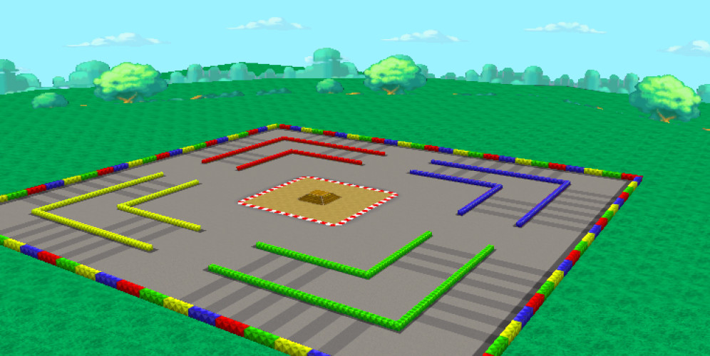 Original GBA Battle Course 1 Skybox Mod for Mario Kart 7 | MK7 Mods